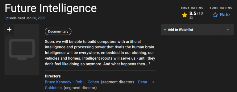 📹 20 Best Artificial Intelligence Documentaries of 2023