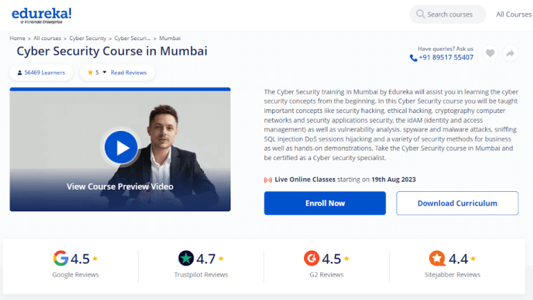 17 BEST Cyber Security Courses in Mumbai 2024 (Updated)
