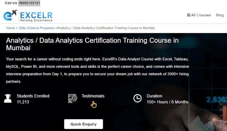 14 BEST Data Analytics Courses In Mumbai (2023)
