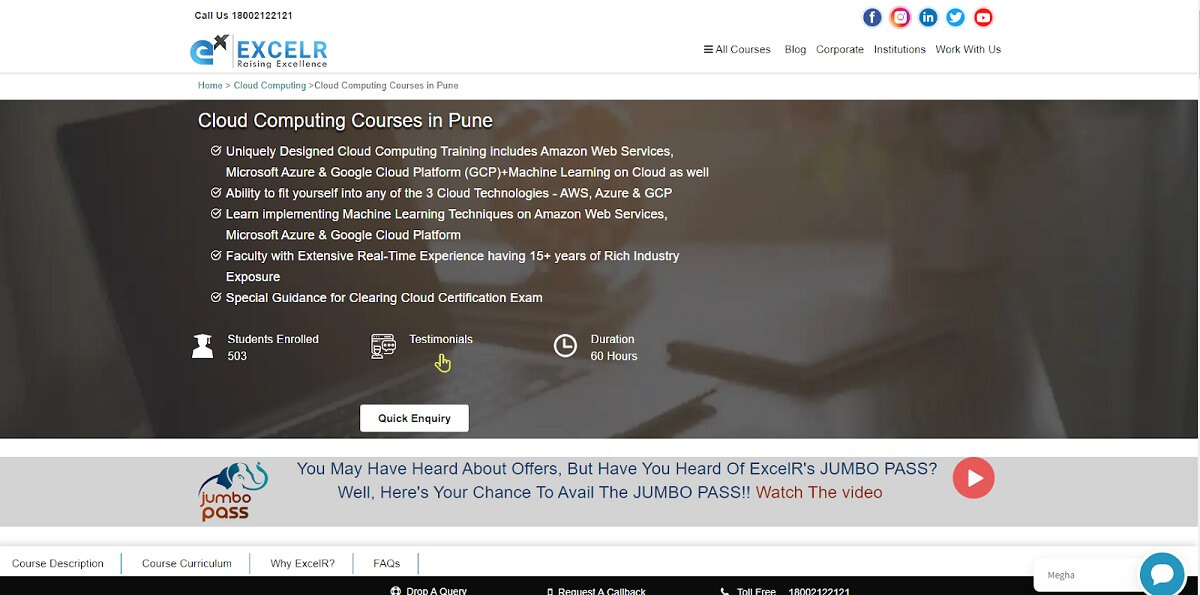 12 highest-rated cloud computing courses in Pune (2024)