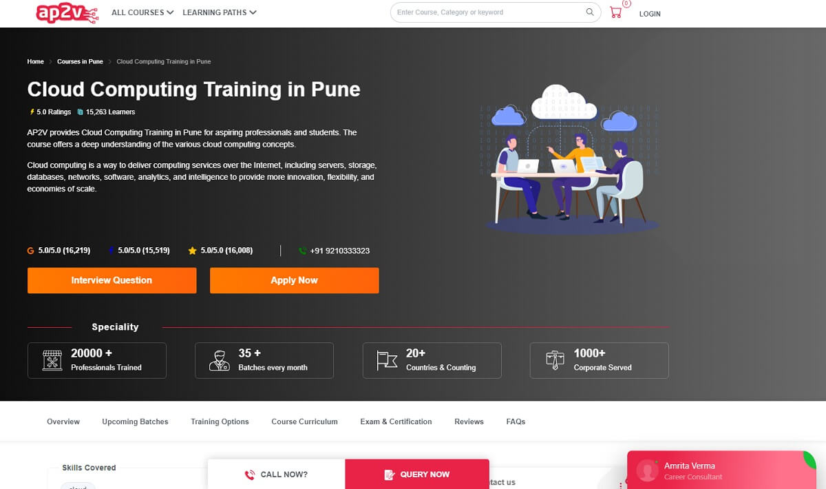 12 highest-rated cloud computing courses in Pune (2024)