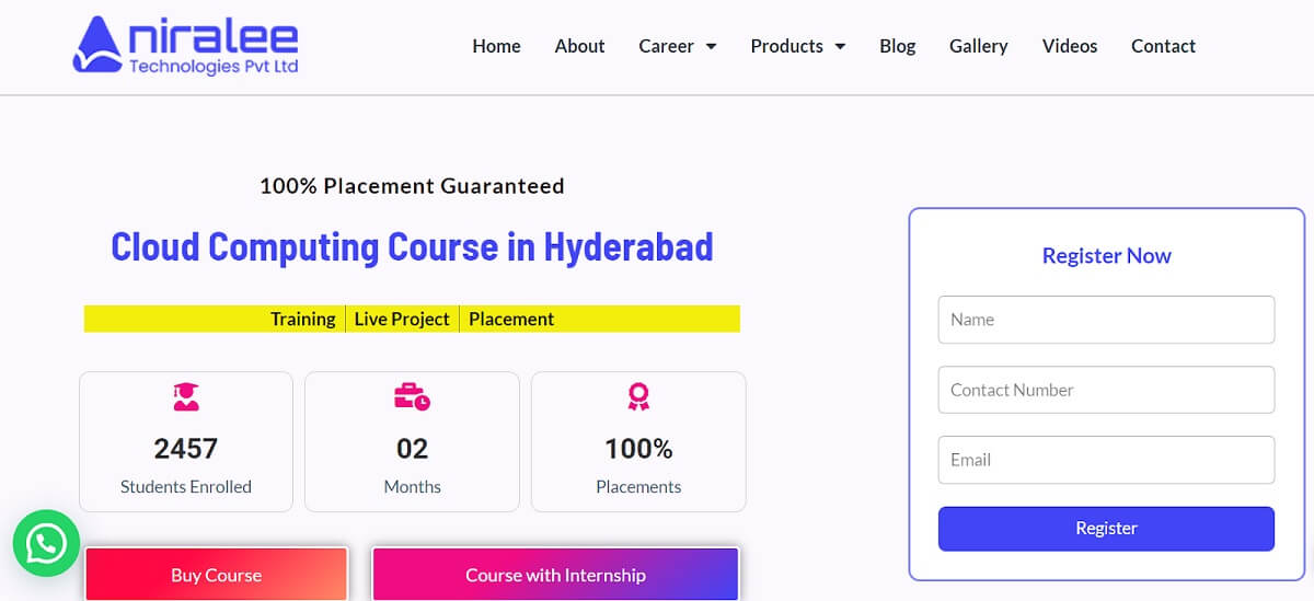 14 Cloud Computing Courses in Hyderabad (2024 Compared)