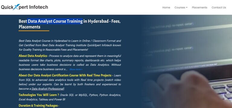 13 BEST Data Analytics Courses in Hyderabad (2024 Updated)