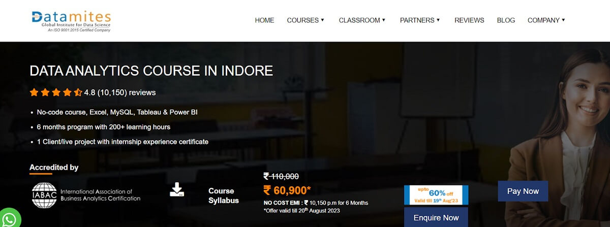 13 Data Analytics Courses in Indore (compared) - 10Pie