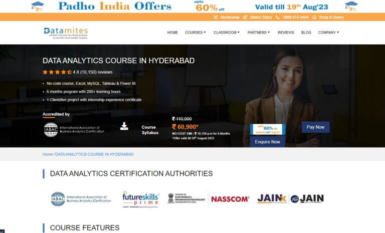 13 BEST Data Analytics Courses in Hyderabad (2024 Updated)