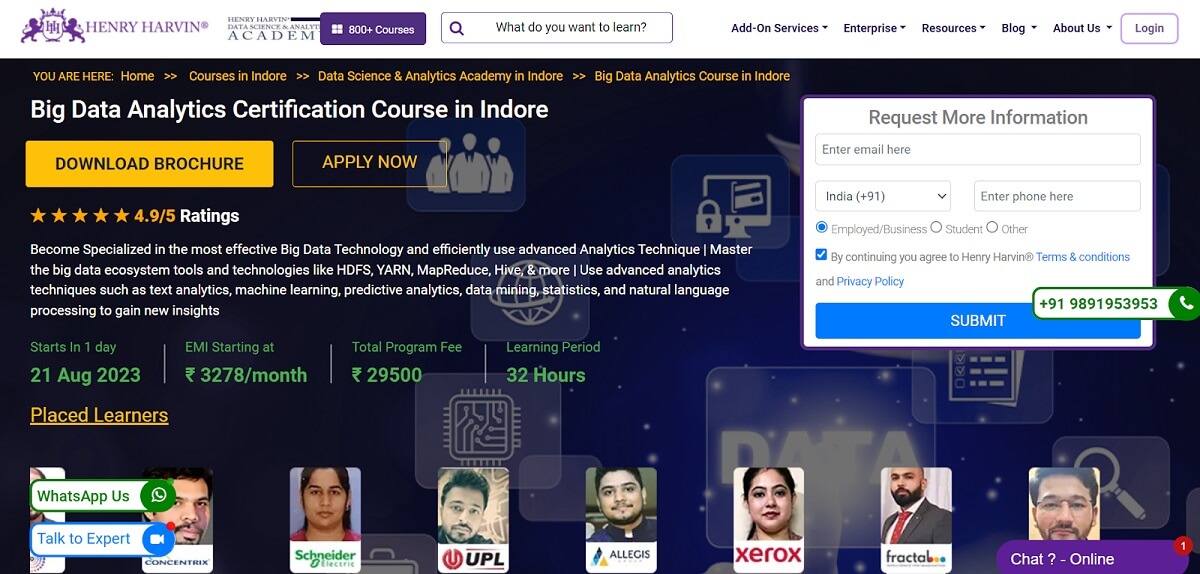 13 Data Analytics Courses in Indore (compared) - 10Pie