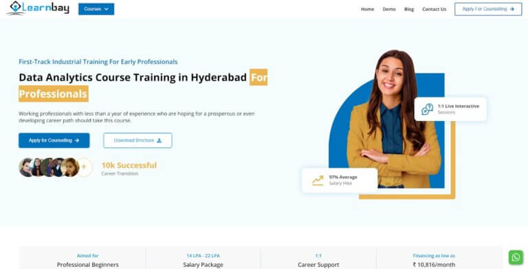 13 BEST Data Analytics Courses in Hyderabad (2024 Updated)