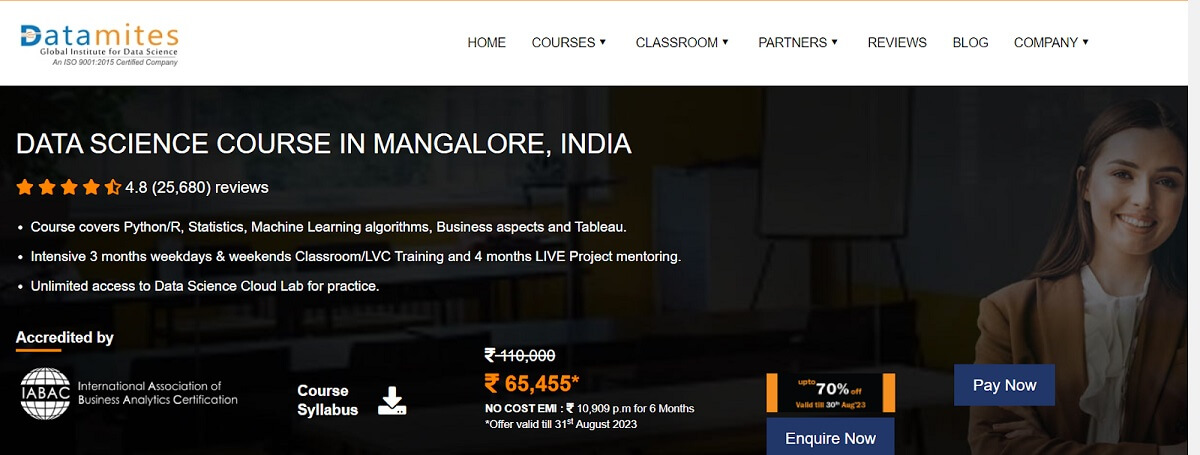 8 BEST Data Science Courses in Mangalore (2024 compared)